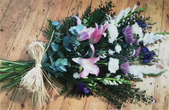 Funeral Flowers - A Rustic Sheaf