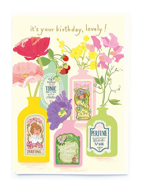 Perfume Birthday Card